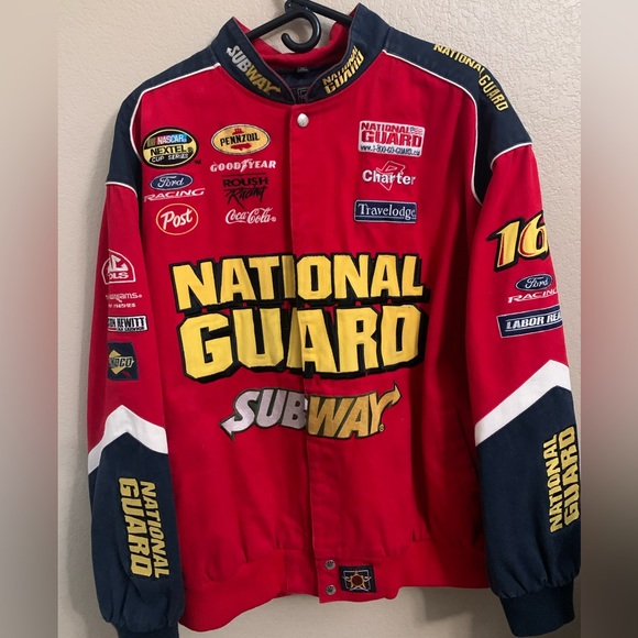 Nascar | Jackets & Coats | Vintage Nascar Casey Mears National Guard ...